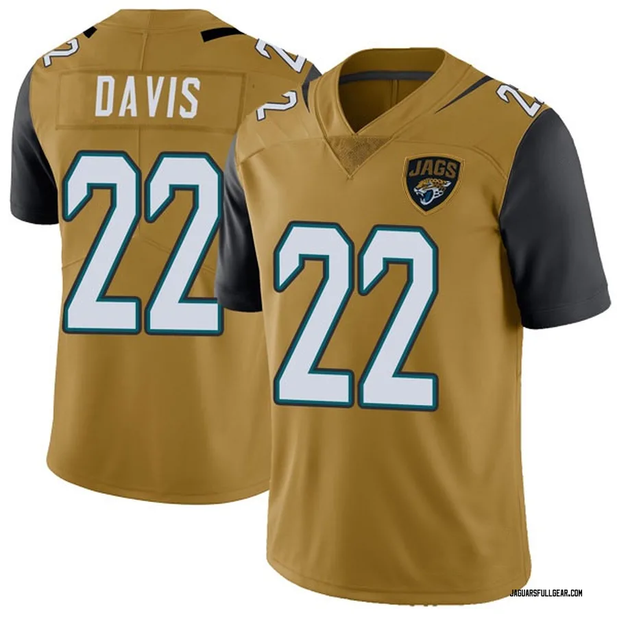Cody Davis Jacksonville Jaguars Men's Limited Color Rush Vapor ...